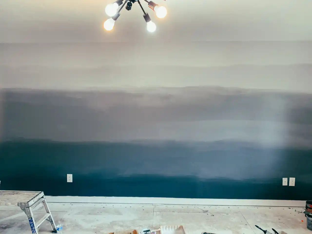 DIY Ombre Wall | Lamb & Co.